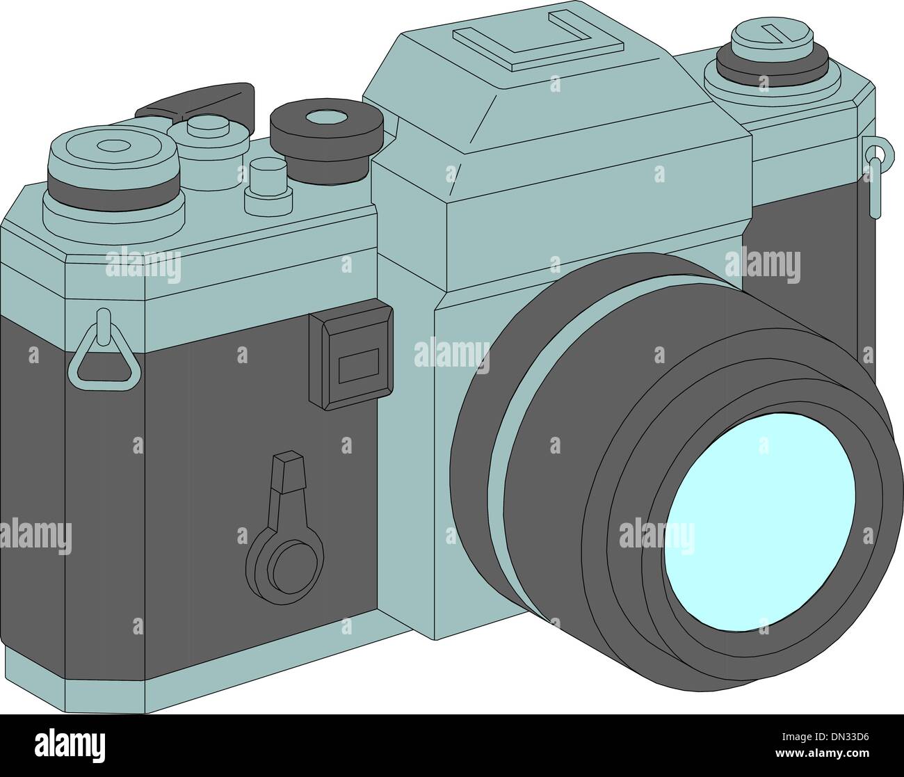 Digital camera vector hi-res stock photography and images - Alamy