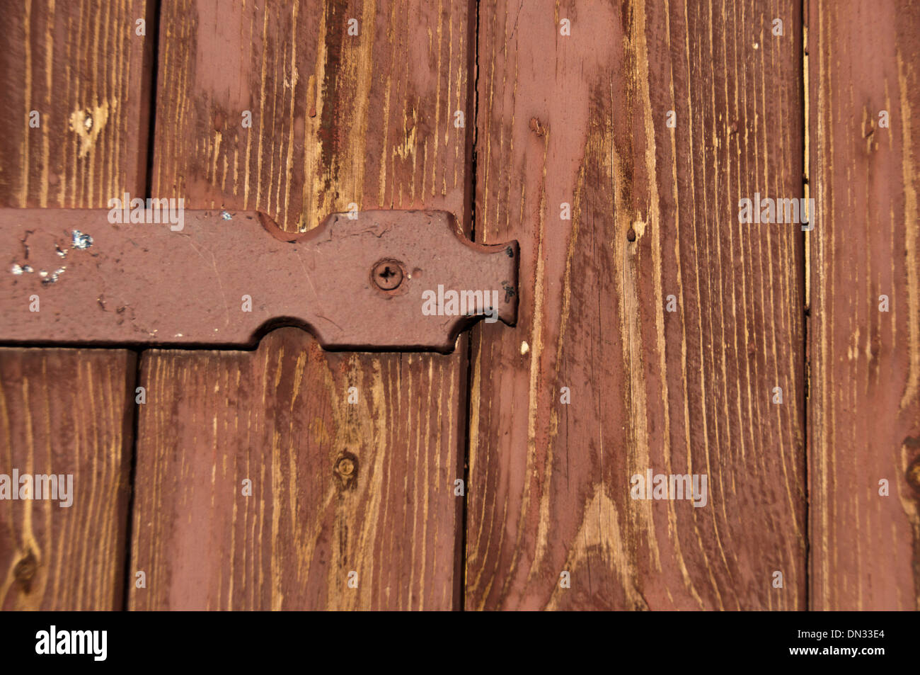 A close up of a weathered wooden door Stock Photo - Alamy