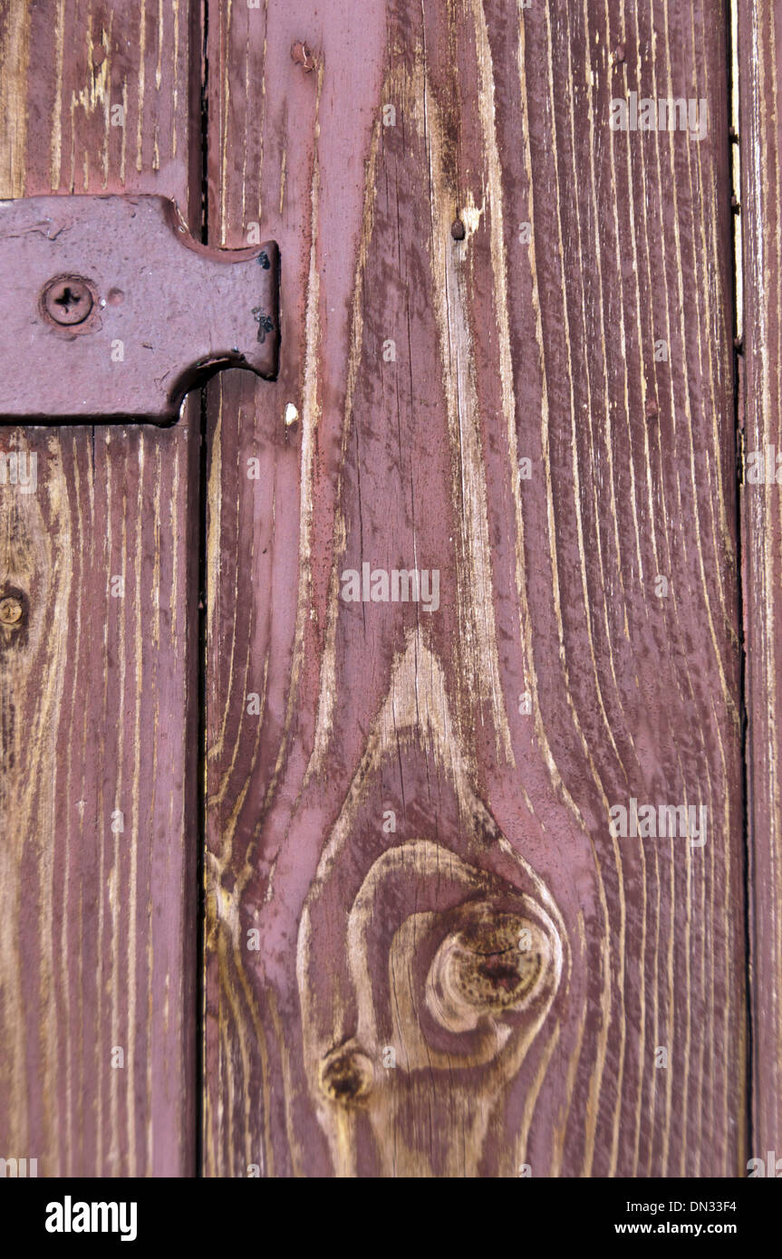A close up of a weathered wooden door Stock Photo - Alamy