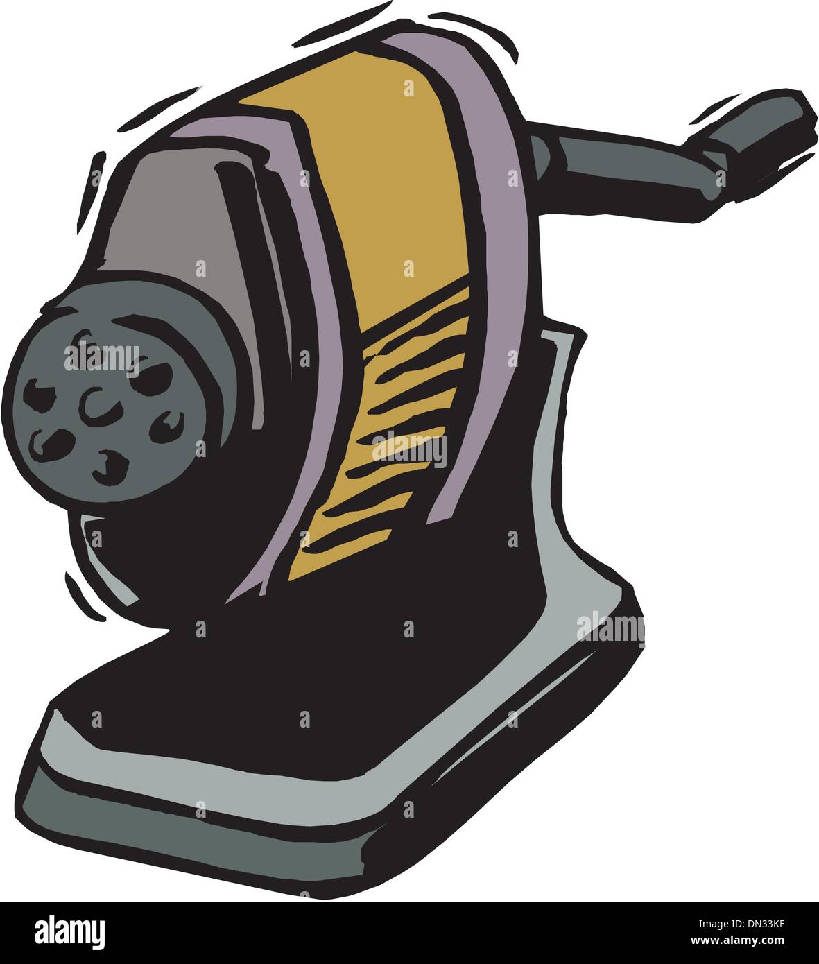 Pencil sharpener vector vectors hi-res stock photography and images - Alamy