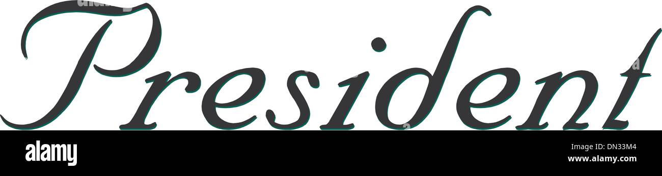 President blue Stock Vector Images - Alamy