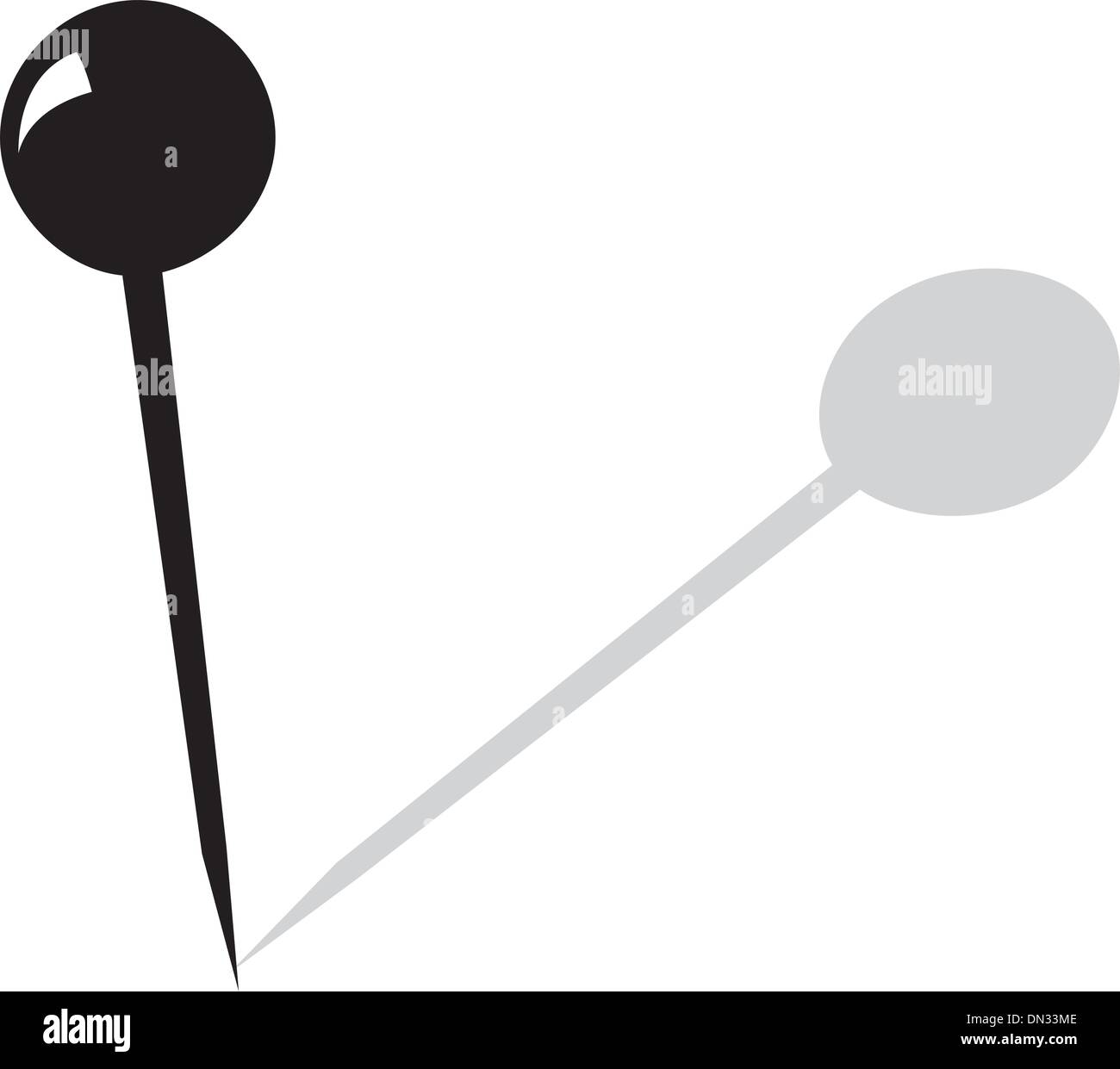 Vector push pin Stock Vector Image & Art - Alamy