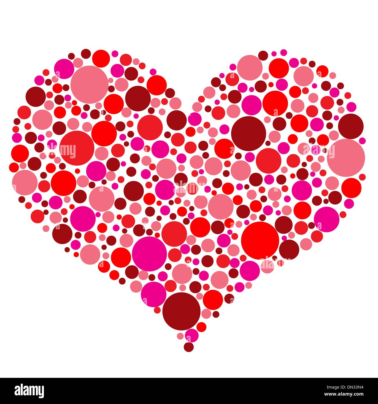 Valentines day heart Stock Vector Images - Alamy