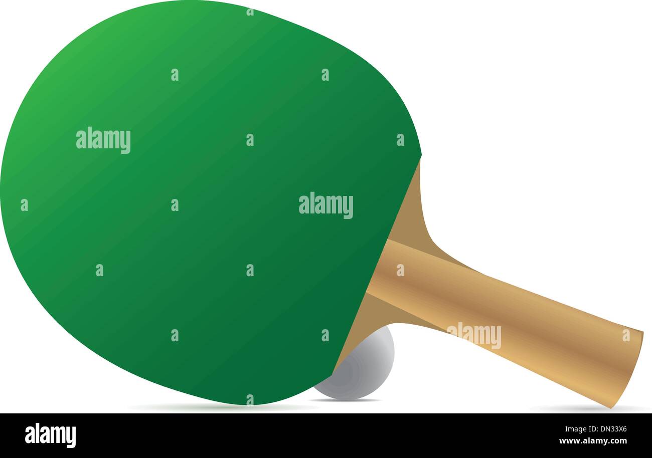 Ping pong racket Stock Vector Image & Art - Alamy