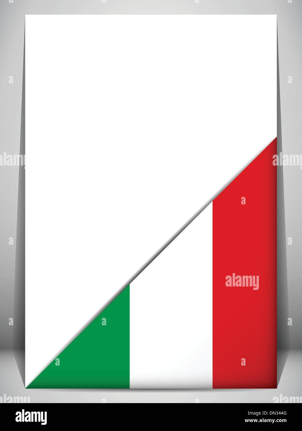 Italy Country Flag Turning Page Stock Vector Image & Art - Alamy