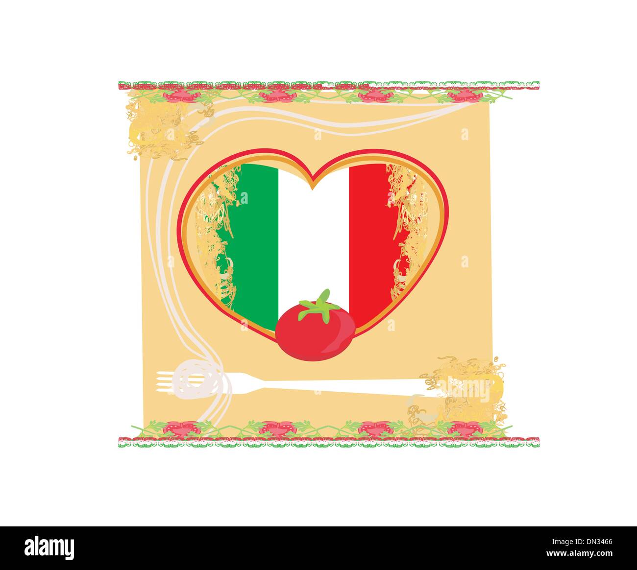 Vintage kitchen wallpaper Stock Vector Images - Alamy