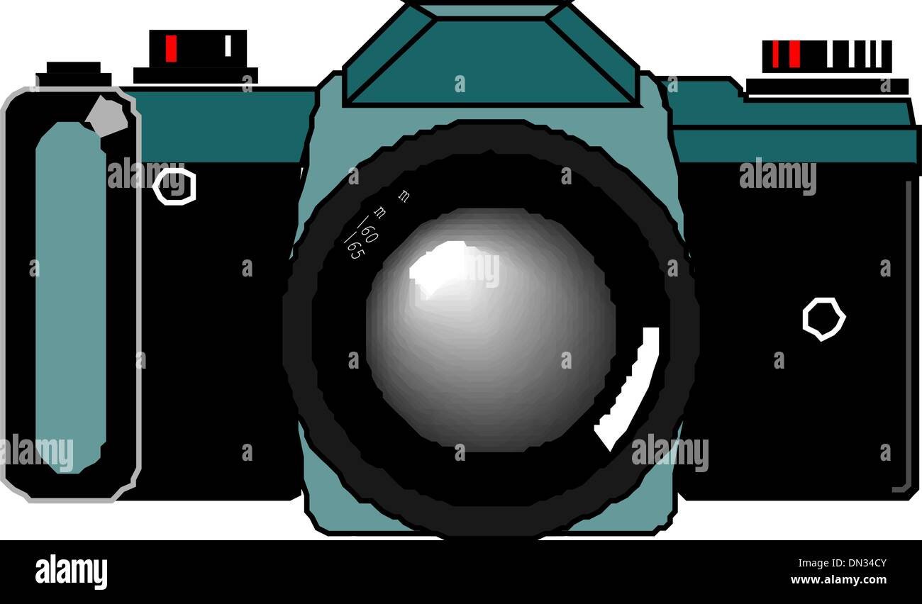 Professional slr camera Stock Vector Image & Art - Alamy