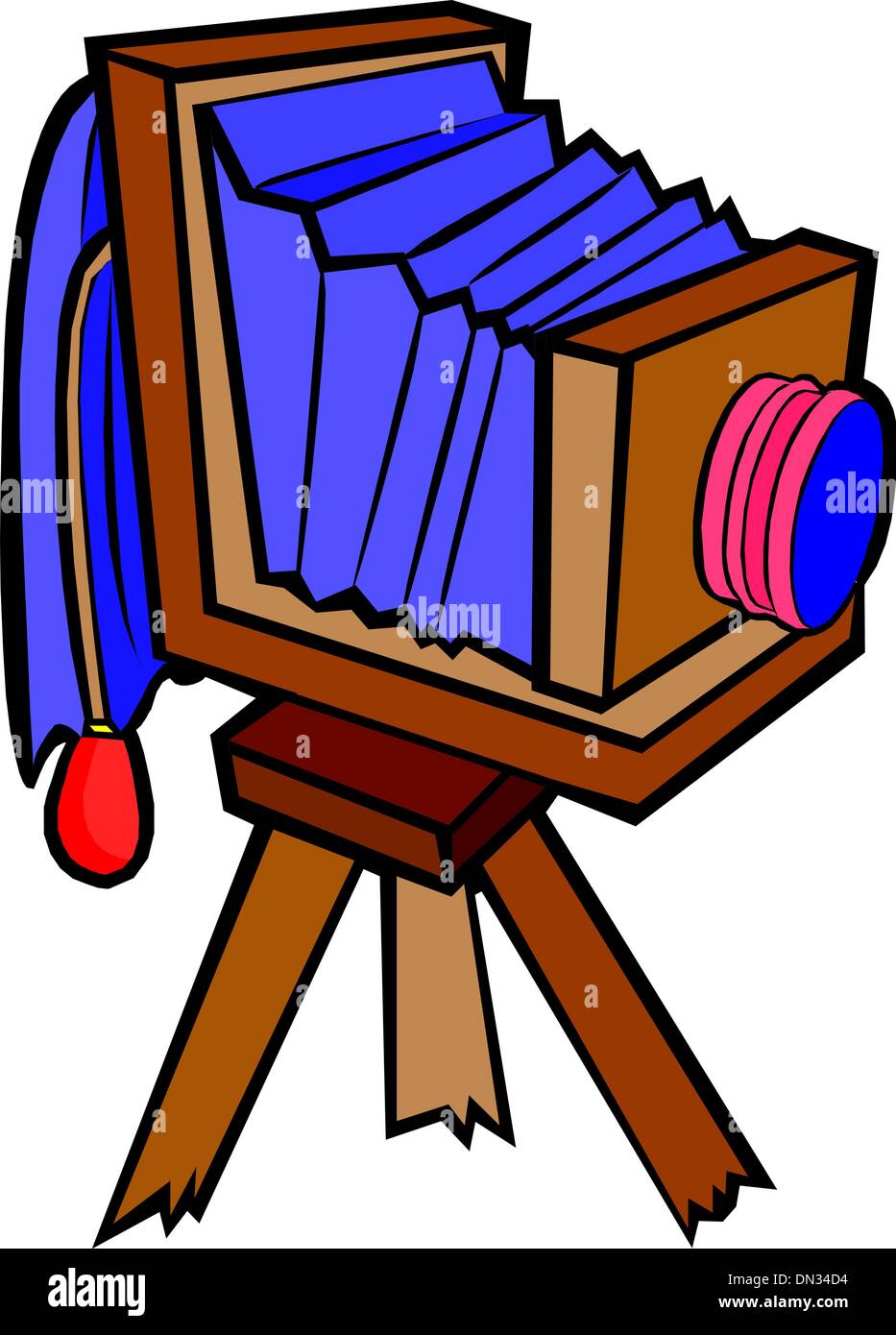 Vintage box camera Stock Vector Images - Alamy