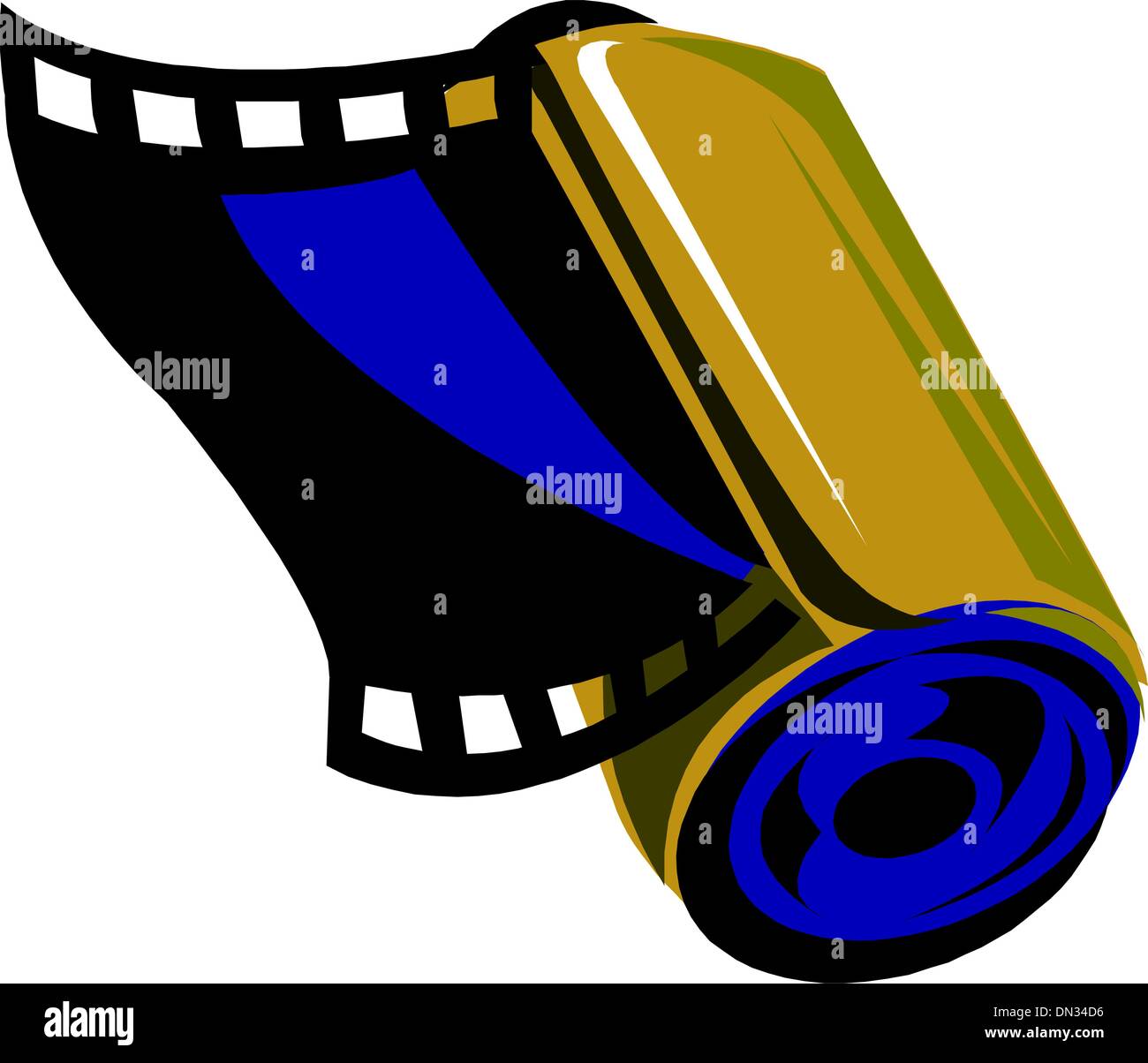 Negative roll Stock Vector Images - Alamy