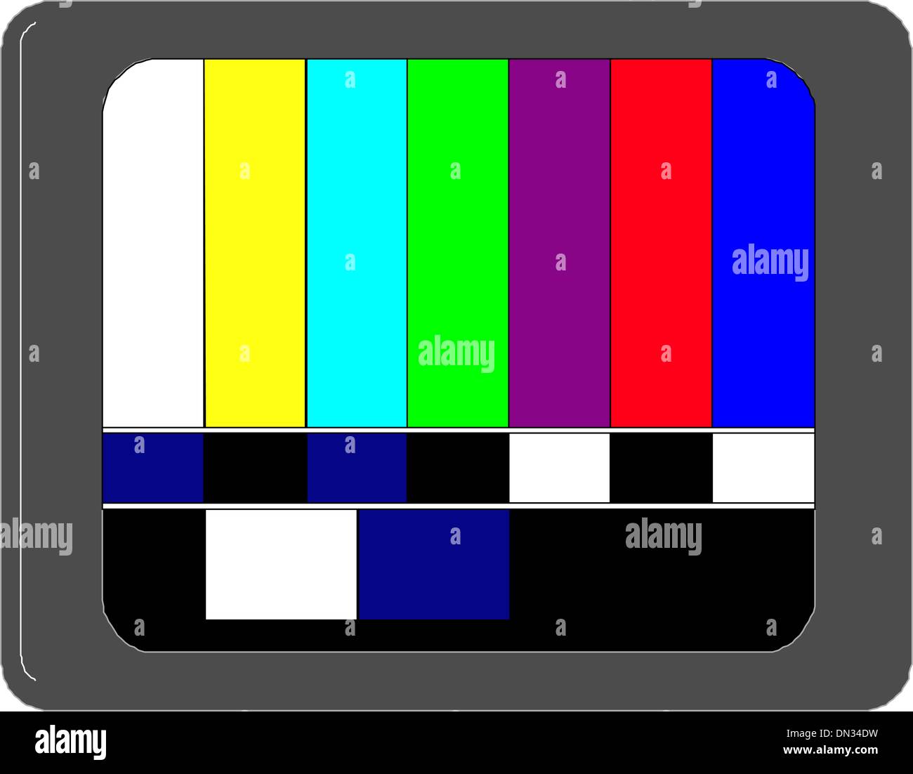 Old tv remote retro Stock Vector Images - Alamy