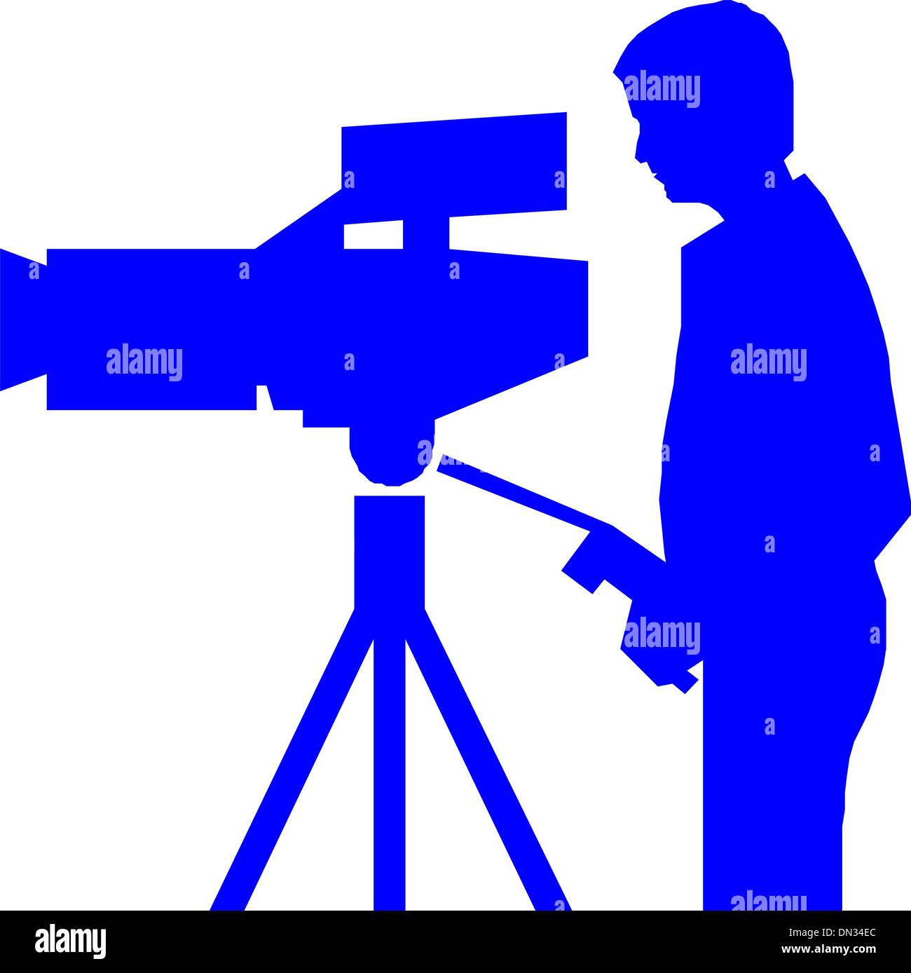 Cameraman vector vectors Stock Vector Images - Alamy