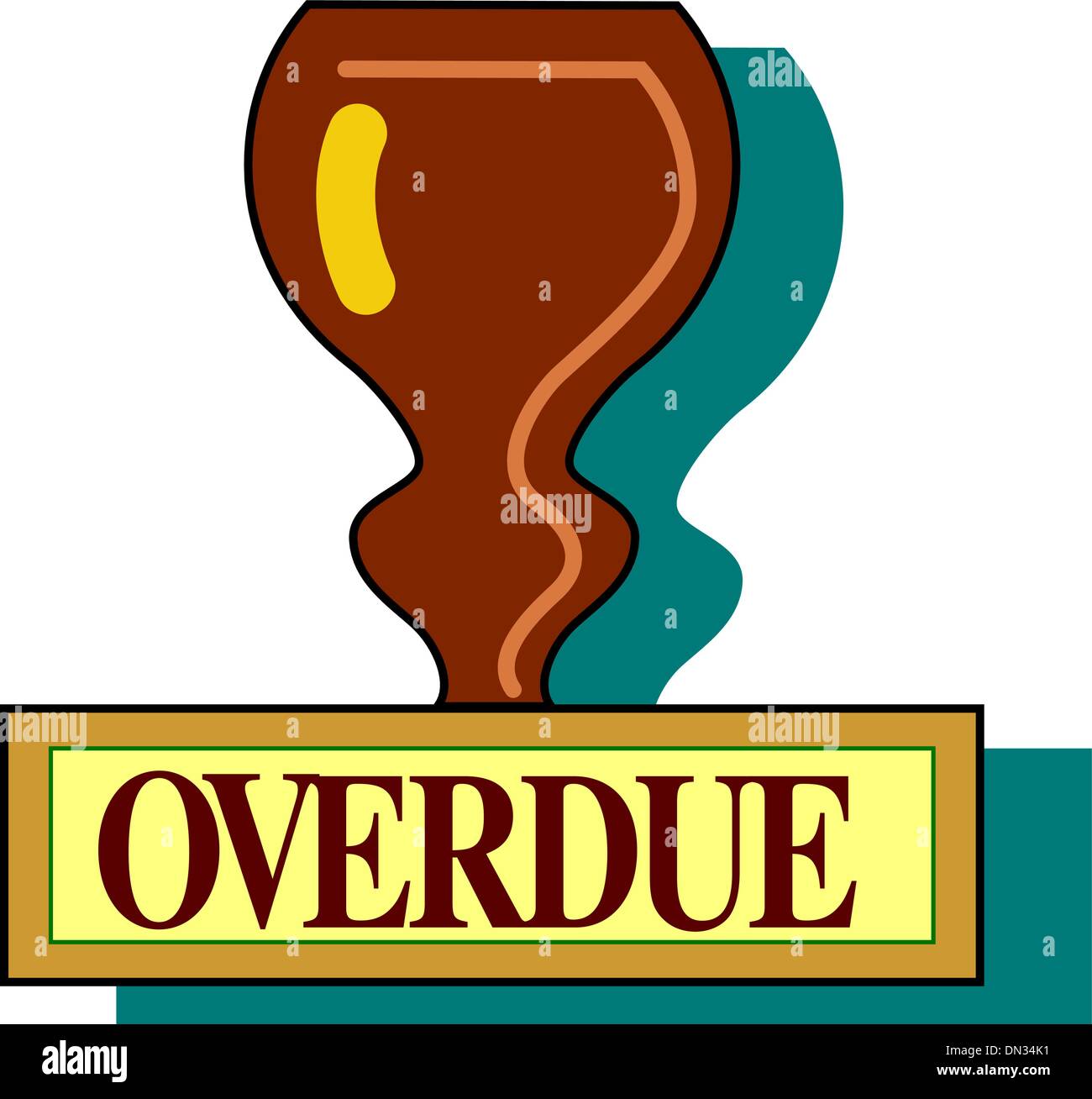 Overdue vector vectors Stock Vector Images - Alamy