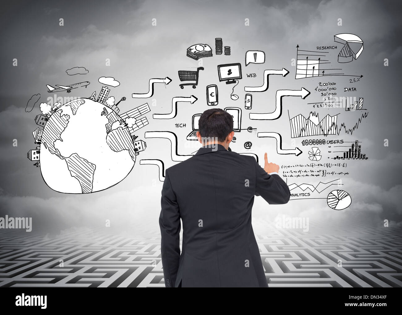 Asian maze hi-res stock photography and images - Alamy