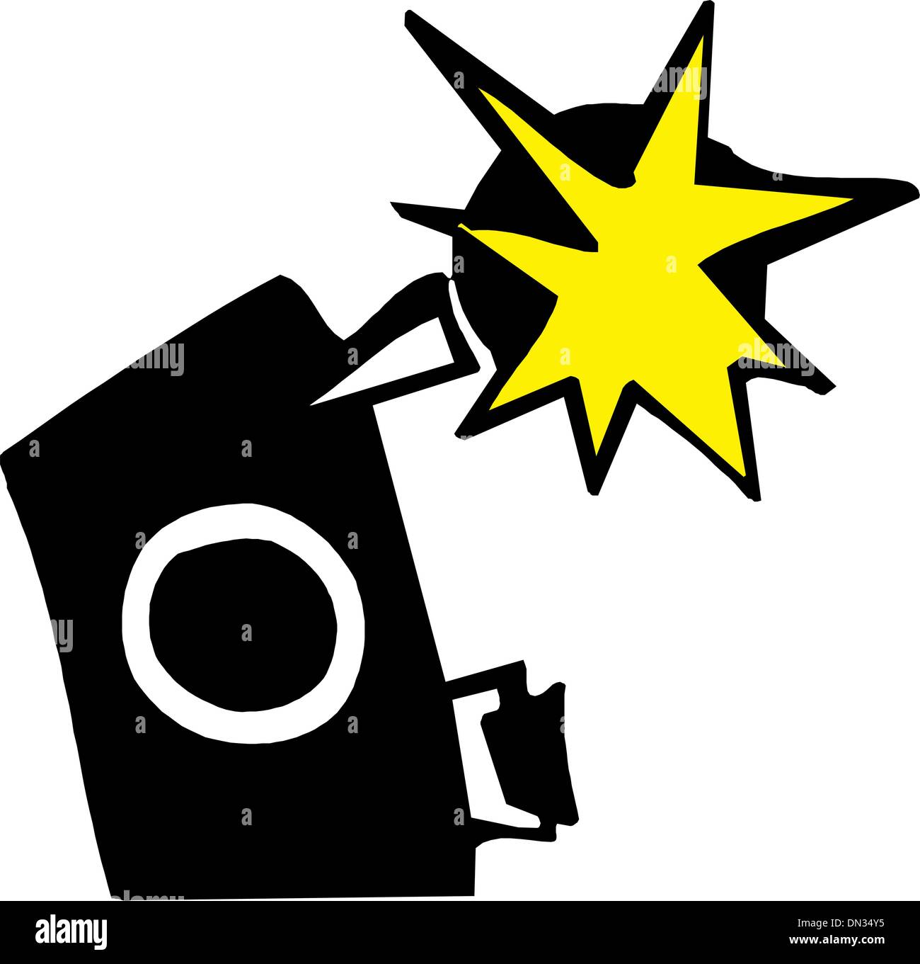 Camera profile Stock Vector Images - Alamy