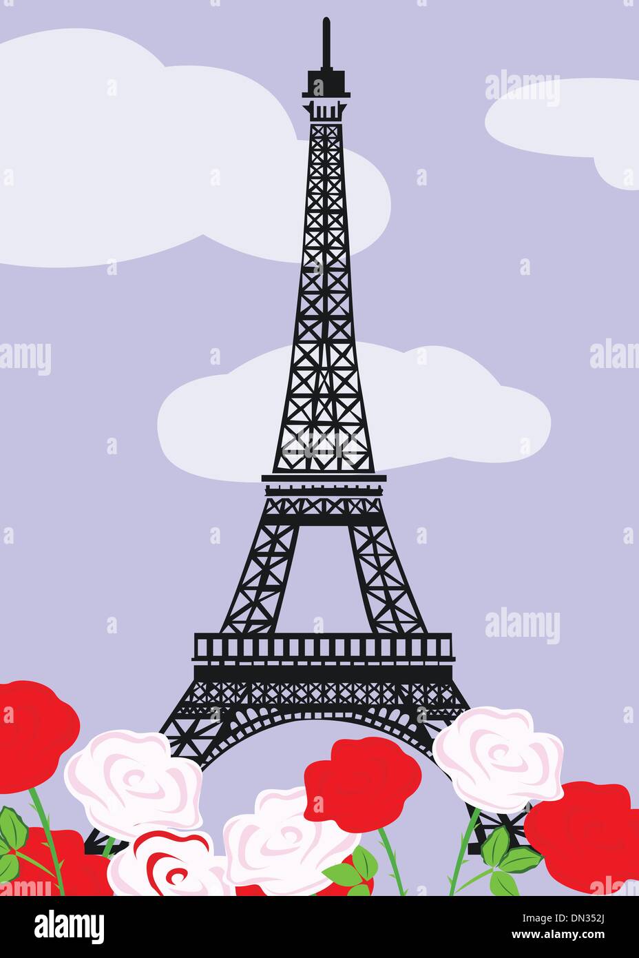 The city of roses Stock Vector Images - Alamy