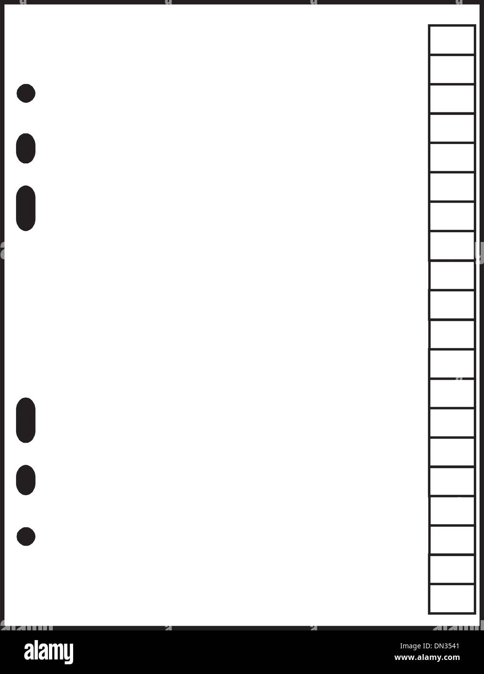 Ruled paper Stock Vector Images - Alamy