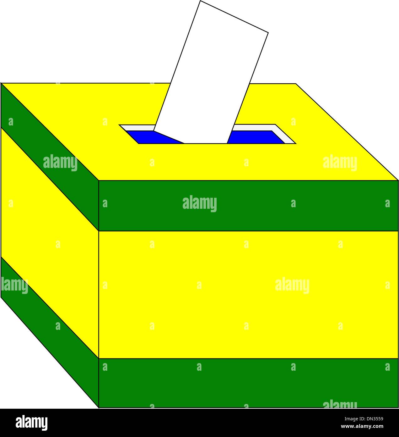 Ballot box vector vectors hi-res stock photography and images - Alamy