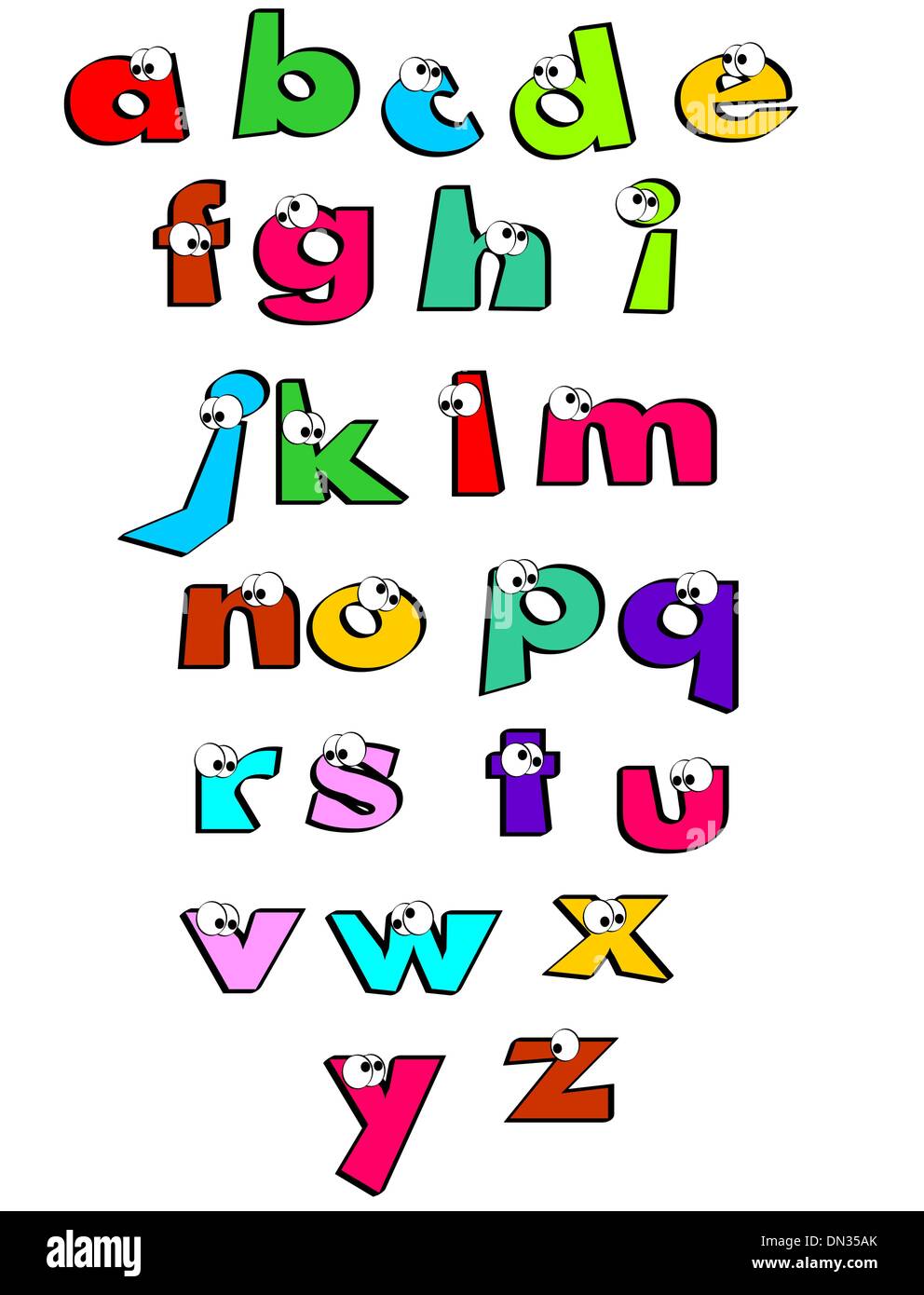 Illustrations alphabet hi-res stock photography and images - Alamy