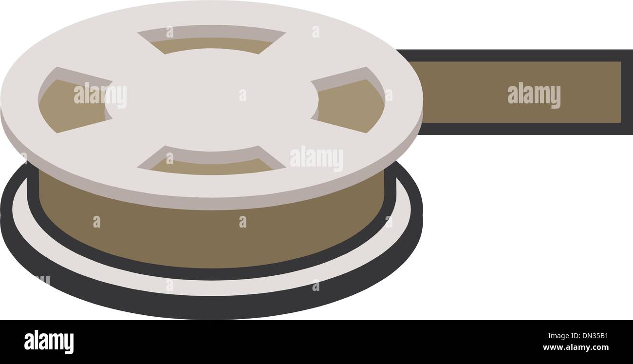 Film spool vector hi-res stock photography and images - Alamy