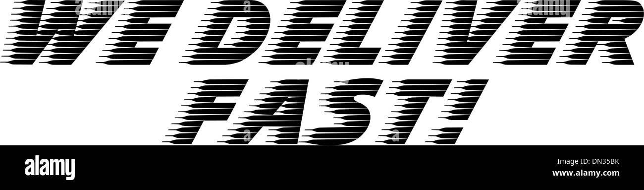 we deliver fast Stock Vector Image & Art - Alamy