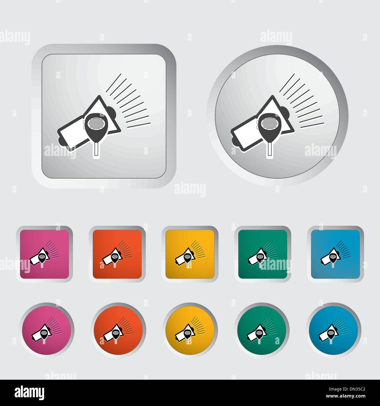 Megaphone isolated icon Stock Vector Images - Alamy