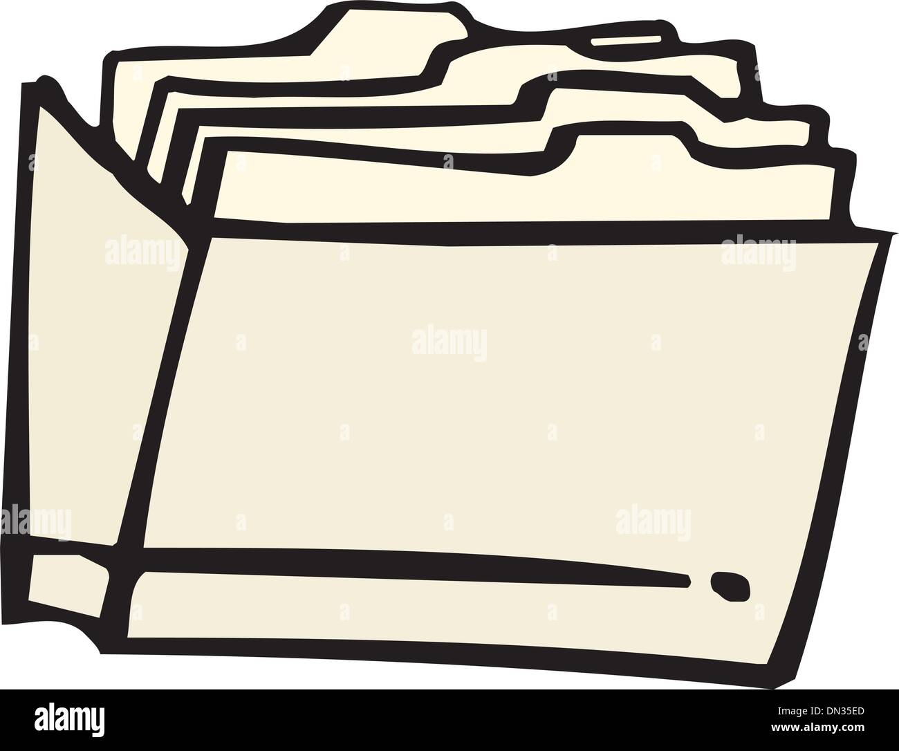 computer folders on white Stock Vector Image & Art - Alamy