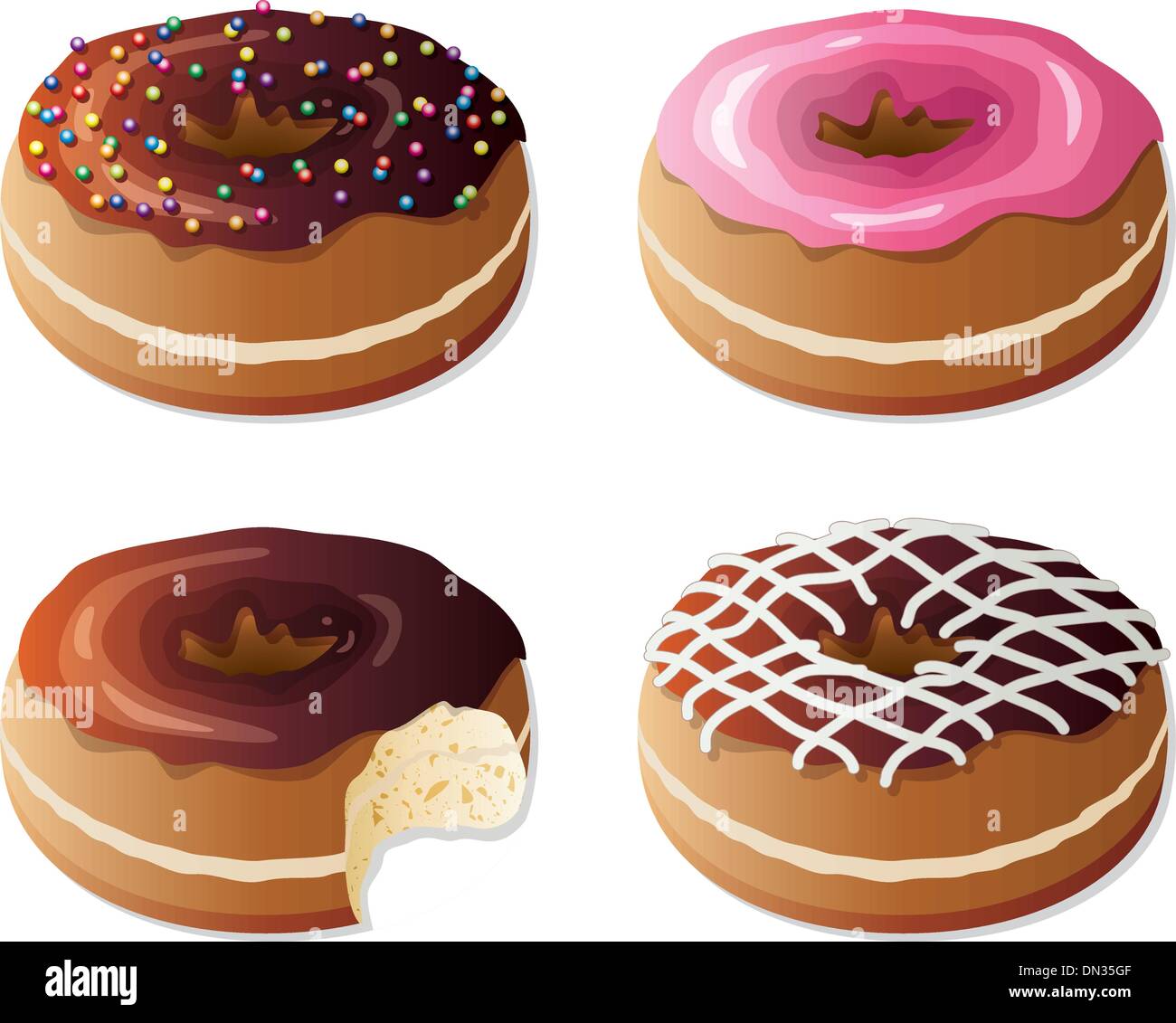 Brown sugar vector vectors Cut Out Stock Images & Pictures - Alamy