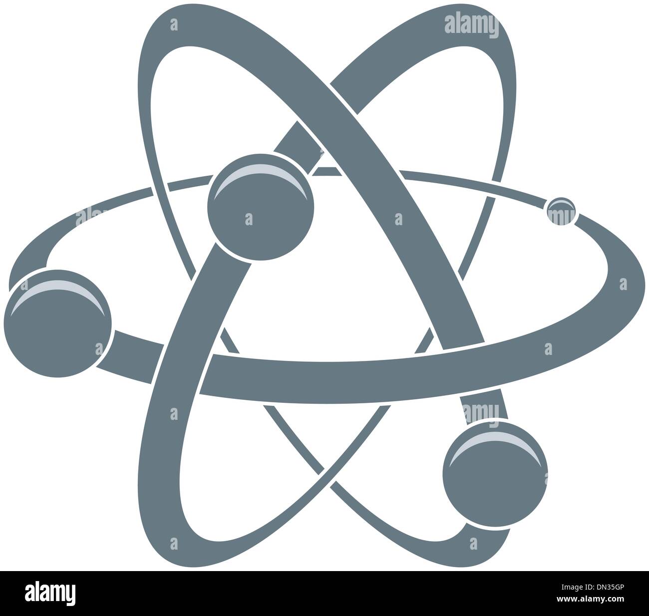 vector icon of atom Stock Vector Image & Art - Alamy