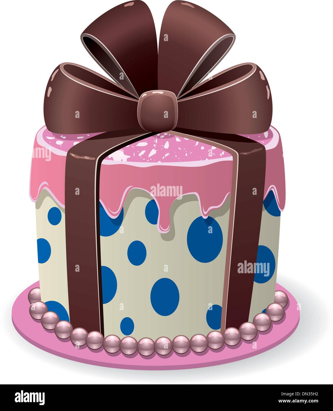 vector chocolate cake Stock Vector Image & Art - Alamy