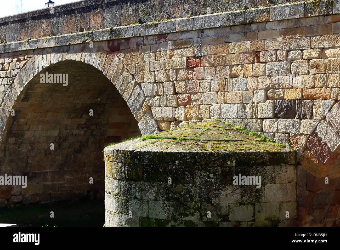 details of an old stone bridge Stock Photo - Alamy