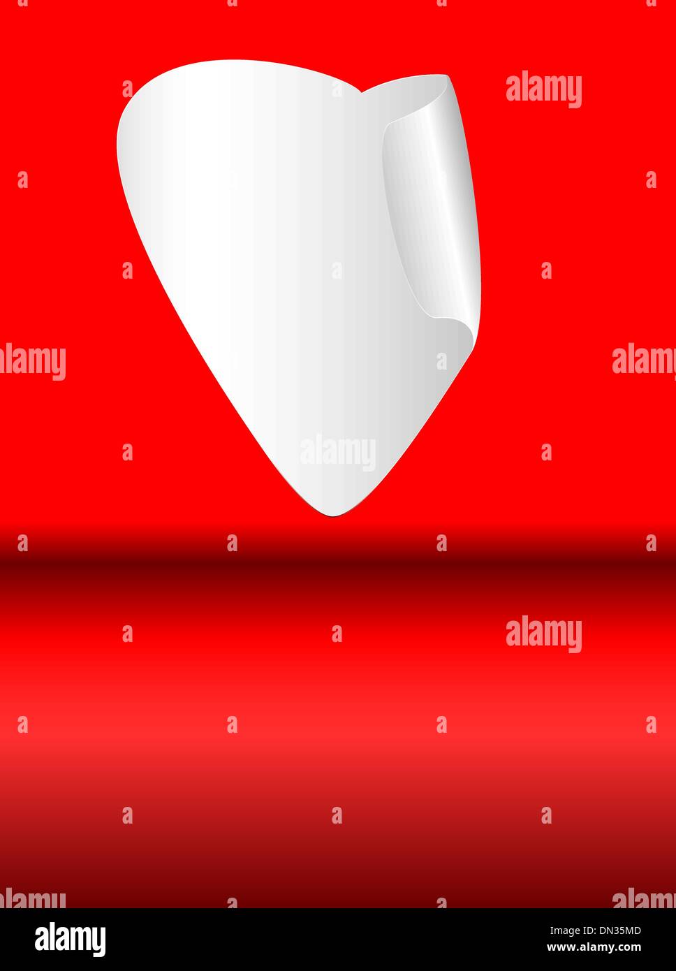 Paper heart Stock Vector Images - Alamy