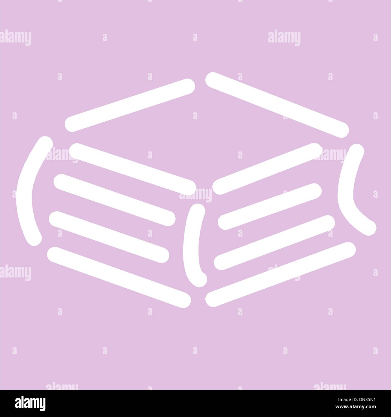 Book stacks Stock Vector Images - Alamy