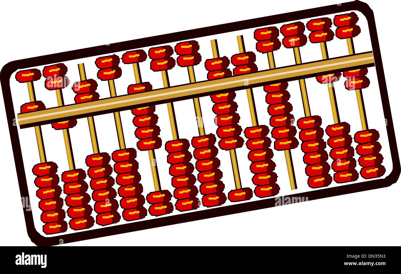 Abacus vector vectors hi-res stock photography and images - Alamy