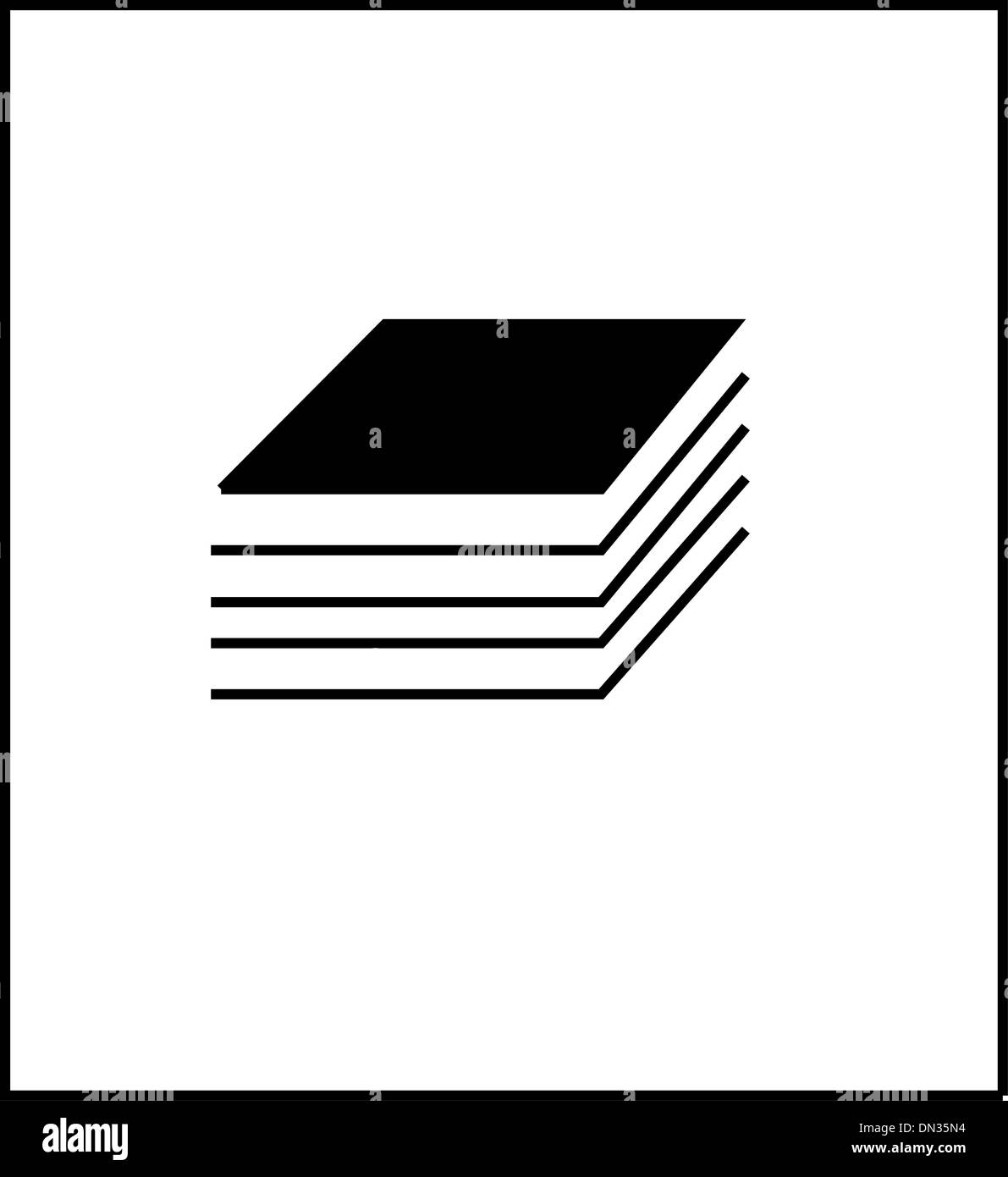 Stack of books icon Stock Vector Images - Alamy