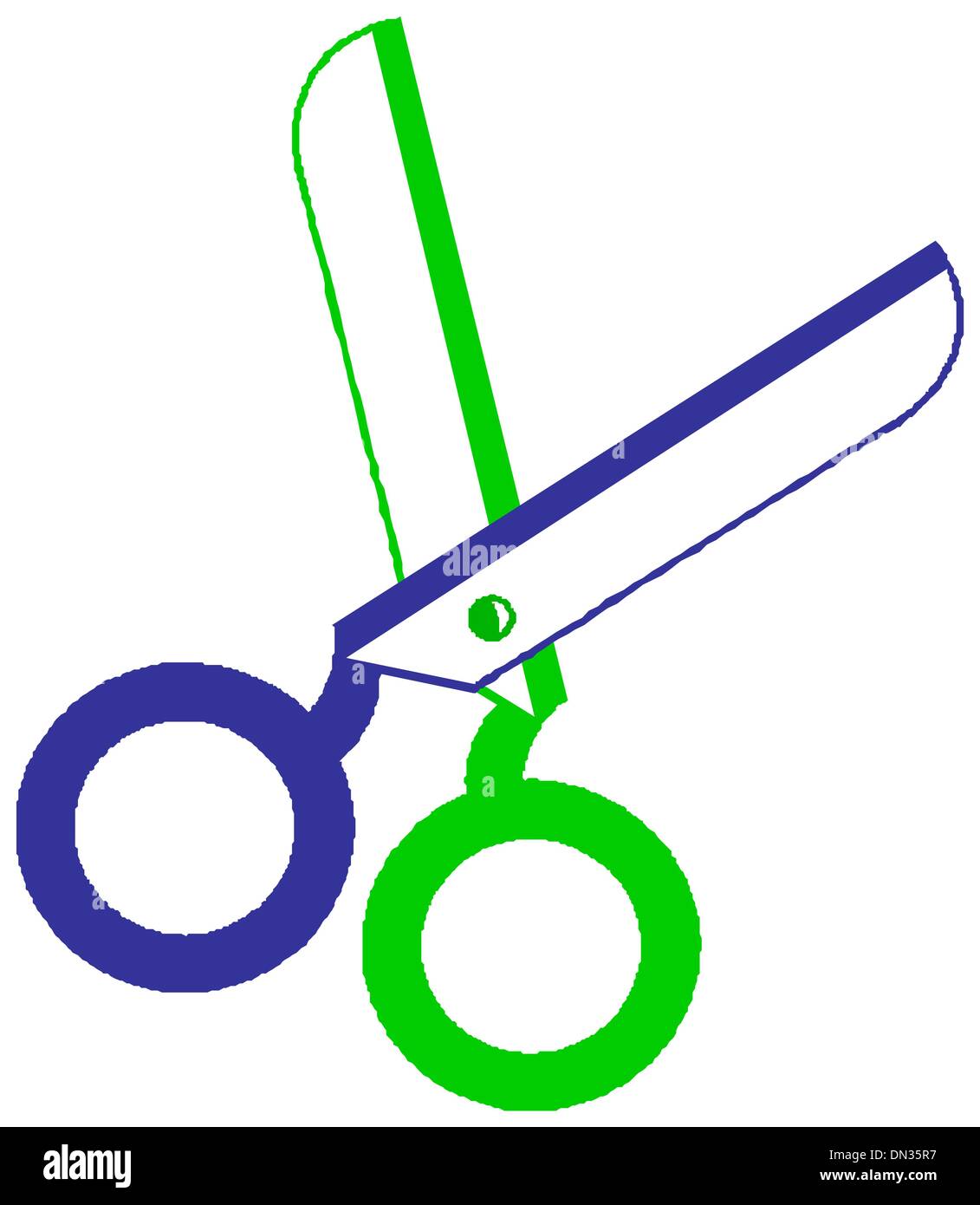 Kitchen scissors Stock Vector Images - Alamy