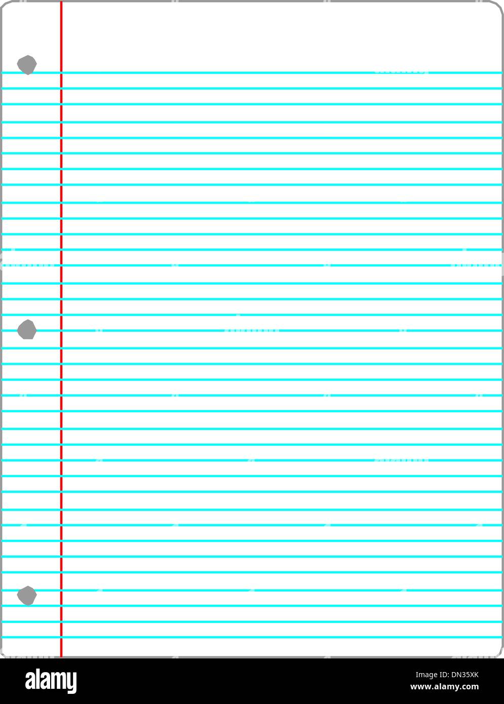 Notepad open paper close Stock Vector Images - Alamy