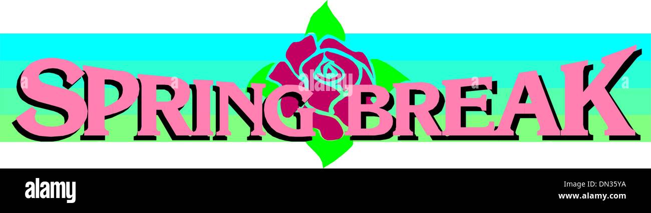 Spring break party Stock Vector Images - Alamy