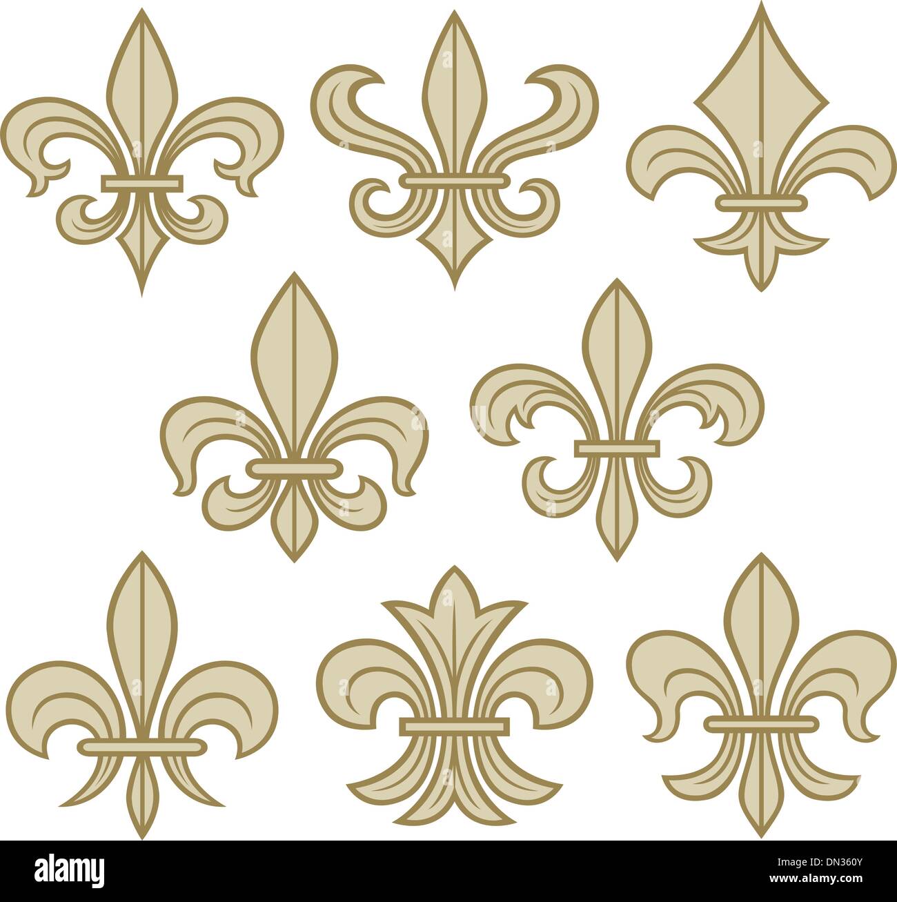fleur de lis symbol Stock Vector Image & Art - Alamy