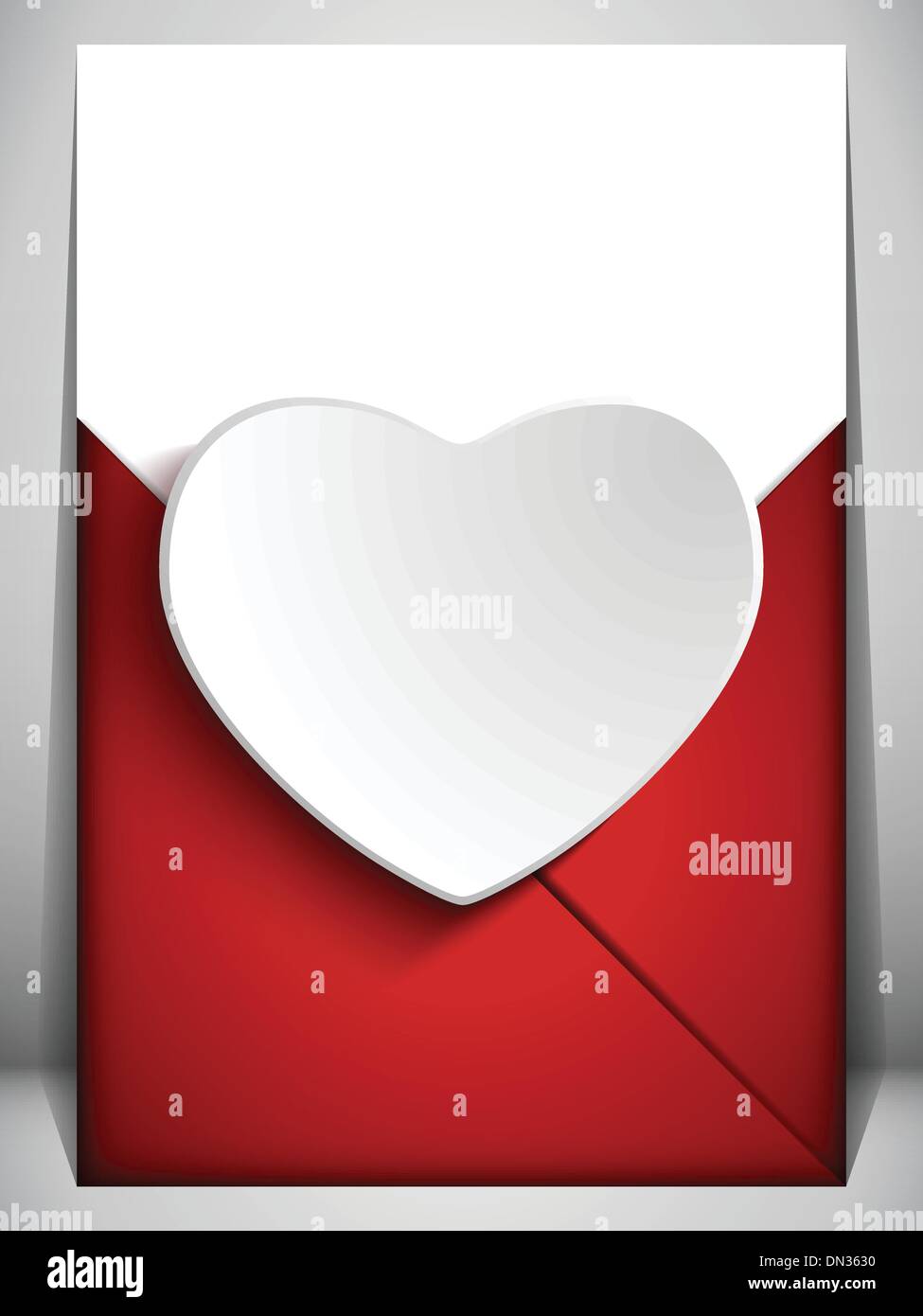 Valentine Day Heart Letter Love Stock Vector Image & Art - Alamy