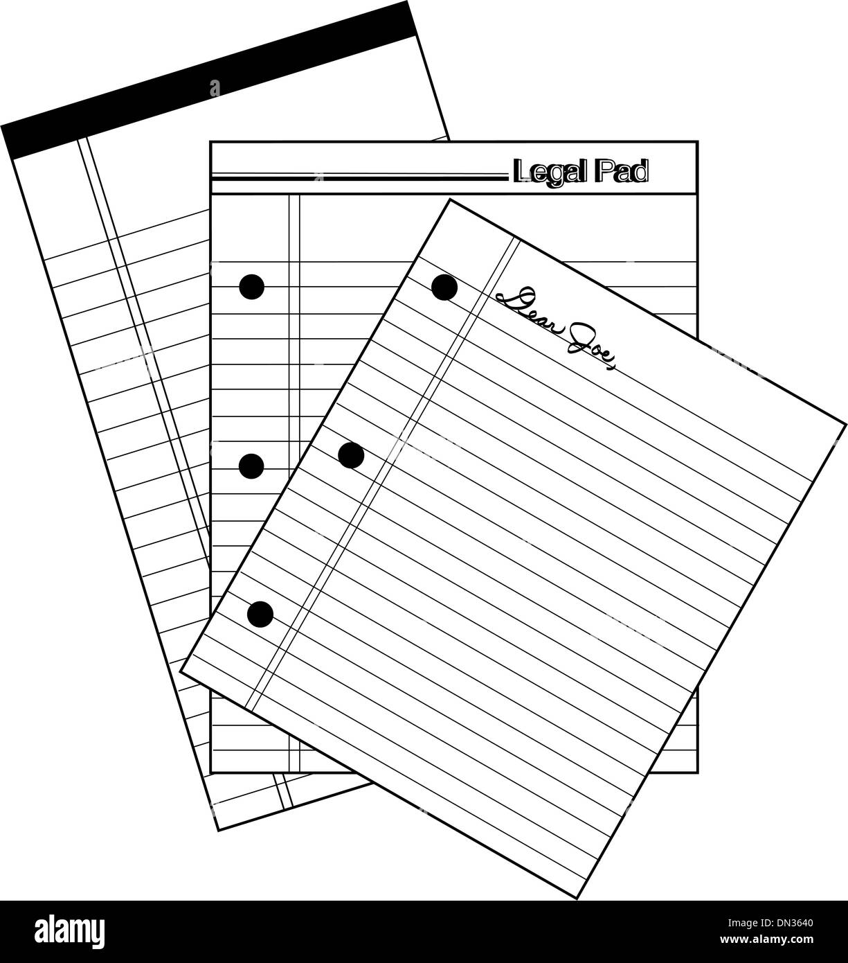 Notebook vectors Black and White Stock Photos & Images - Alamy