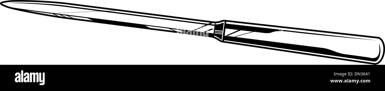 silhouette of knife Stock Vector Image & Art - Alamy