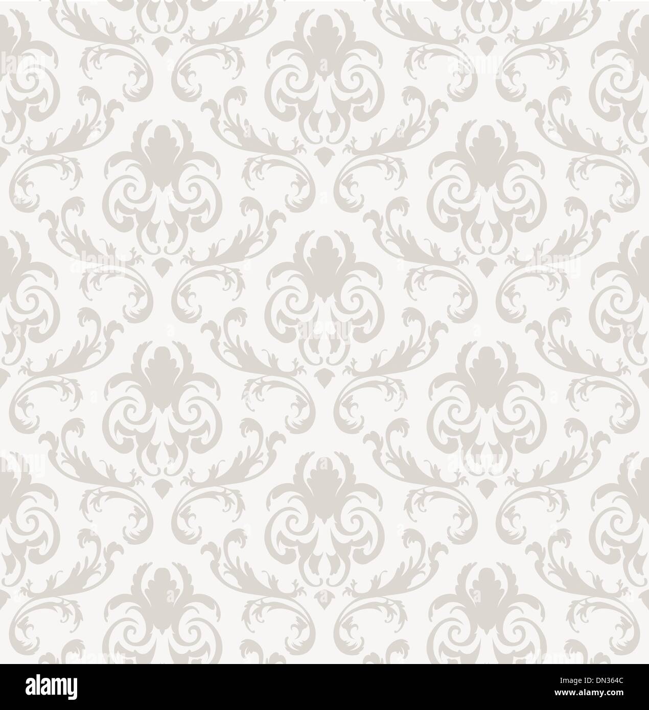 Damask seamless pattern Stock Vector Images - Alamy