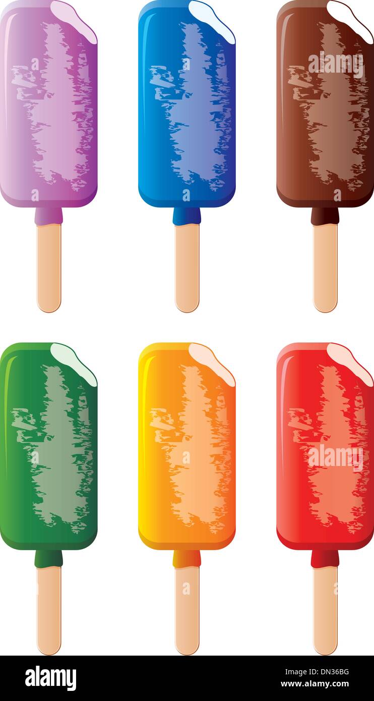 vector popsicles Stock Vector Image & Art - Alamy