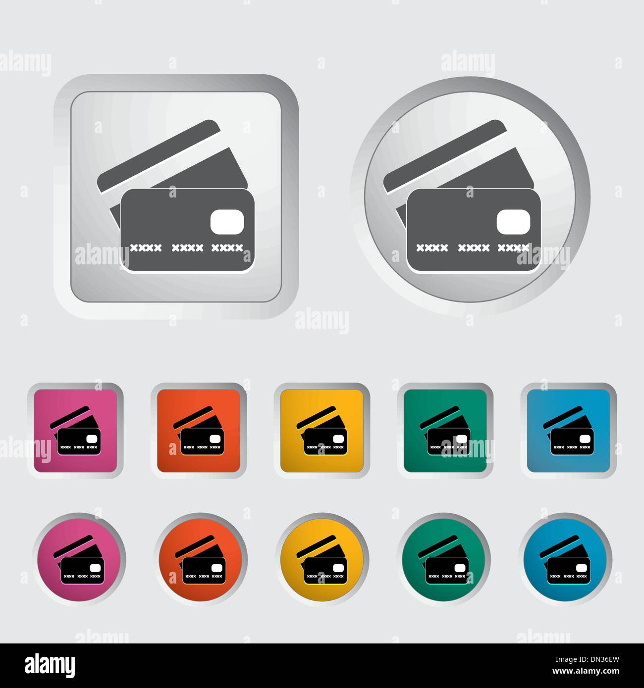 Credit card single icon Stock Vector Image & Art - Alamy