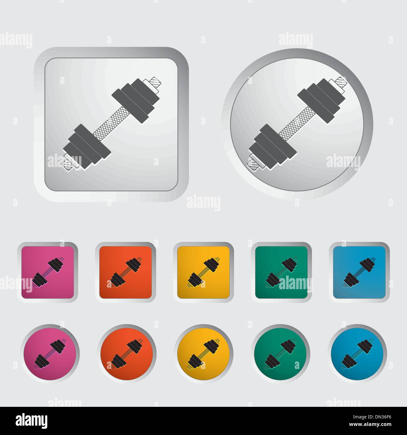 Weights icon hi-res stock photography and images - Alamy