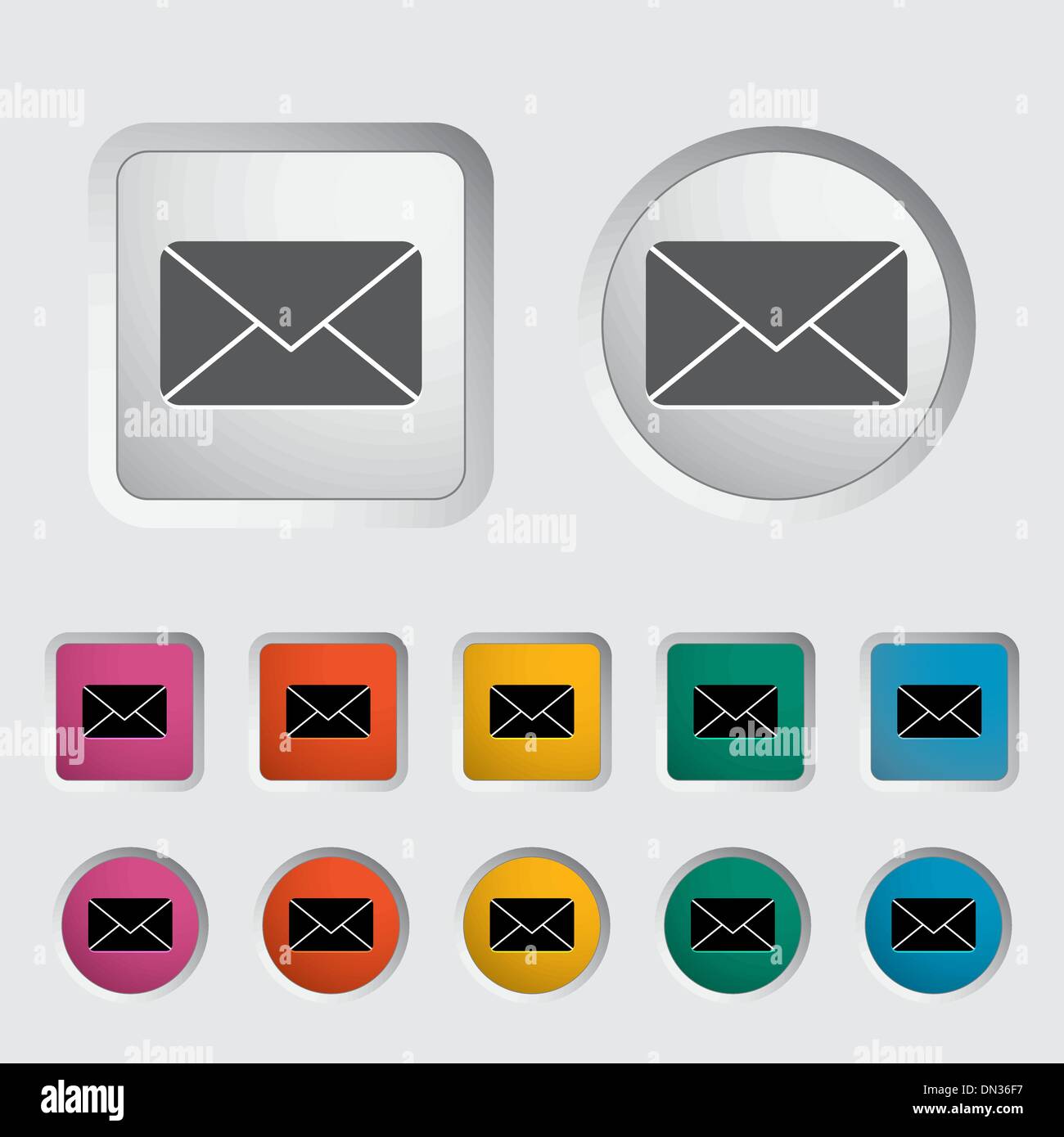 Envelope icon Stock Vector Images - Alamy