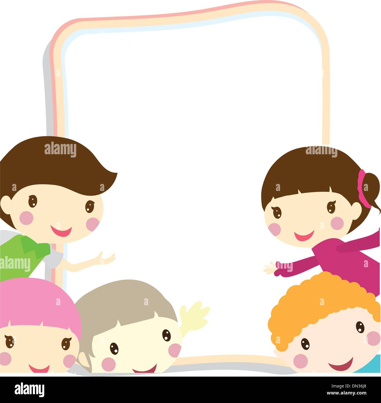 Children artwork Stock Vector Images - Alamy