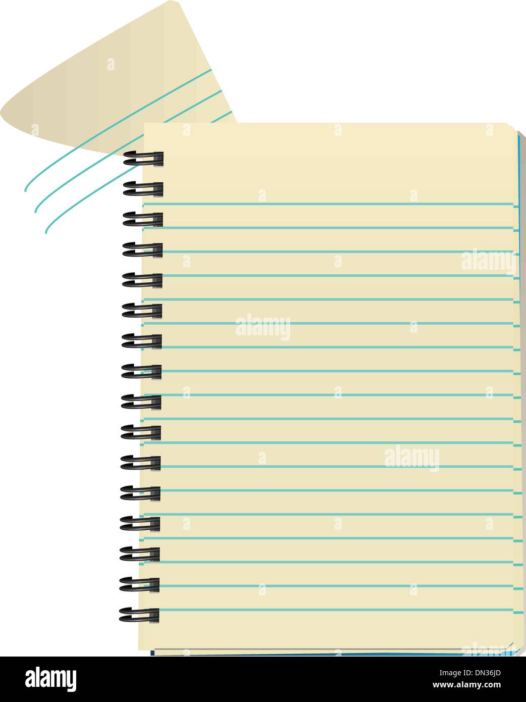 vector notepad Stock Vector Image & Art - Alamy