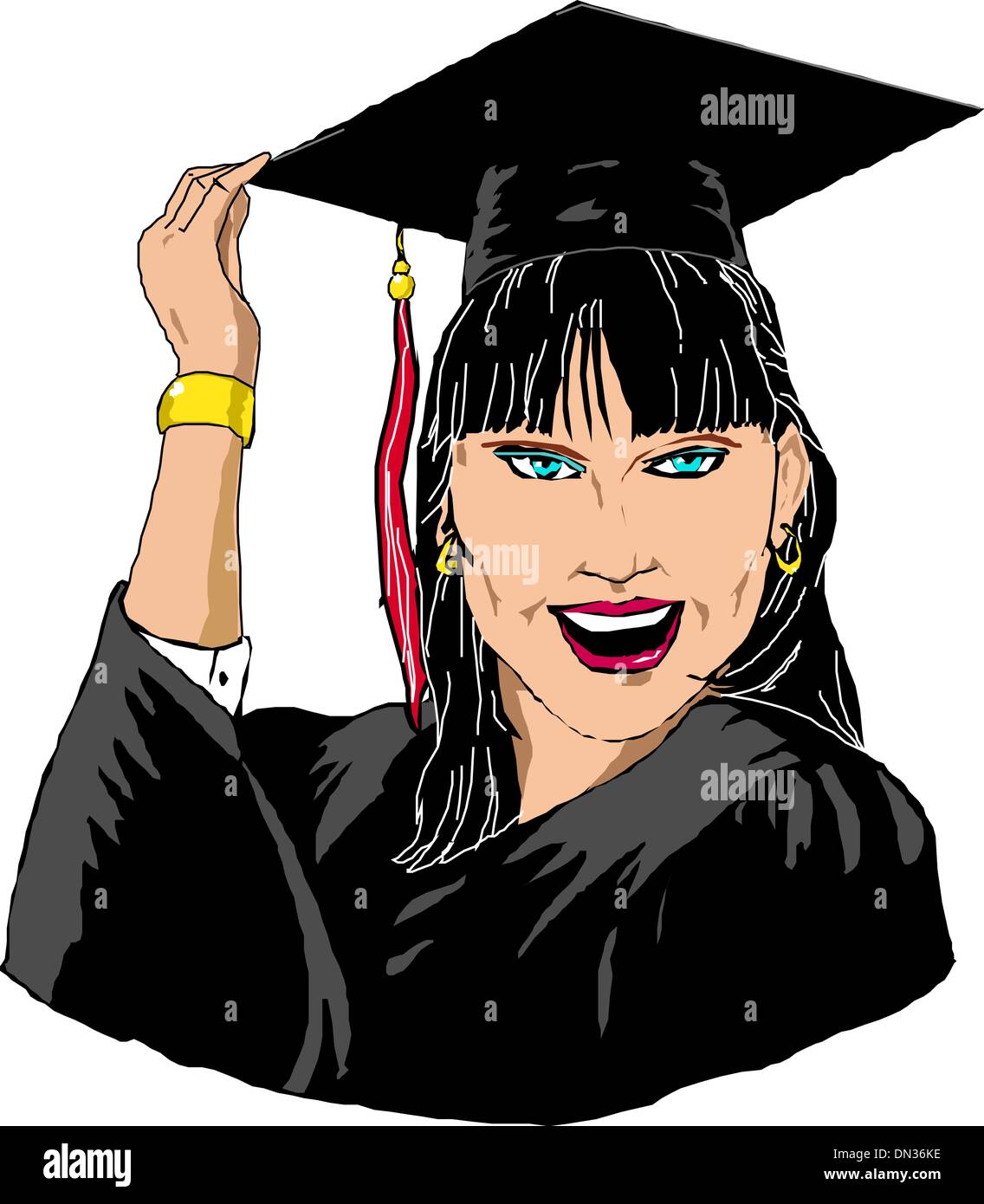 Classroom graduation Stock Vector Images - Alamy