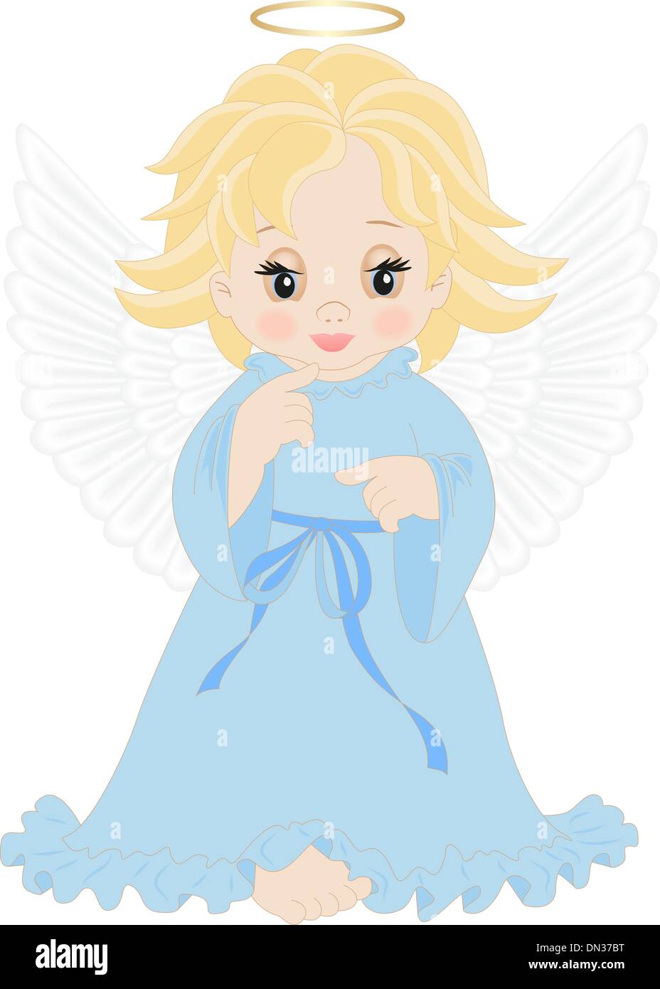 Little angel Stock Vector Images - Alamy